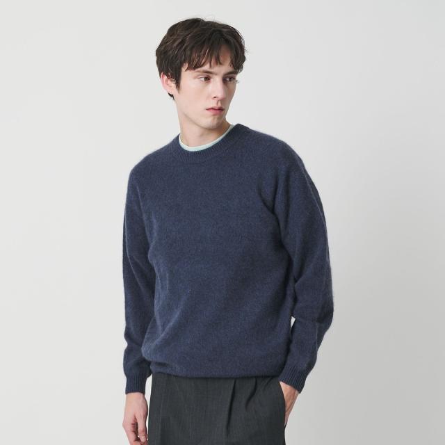 ビューティー＆ユース ユナイテッドアローズ（BEAUTY&YOUTH）/ブラッシュド ヤク クルーネック ニット