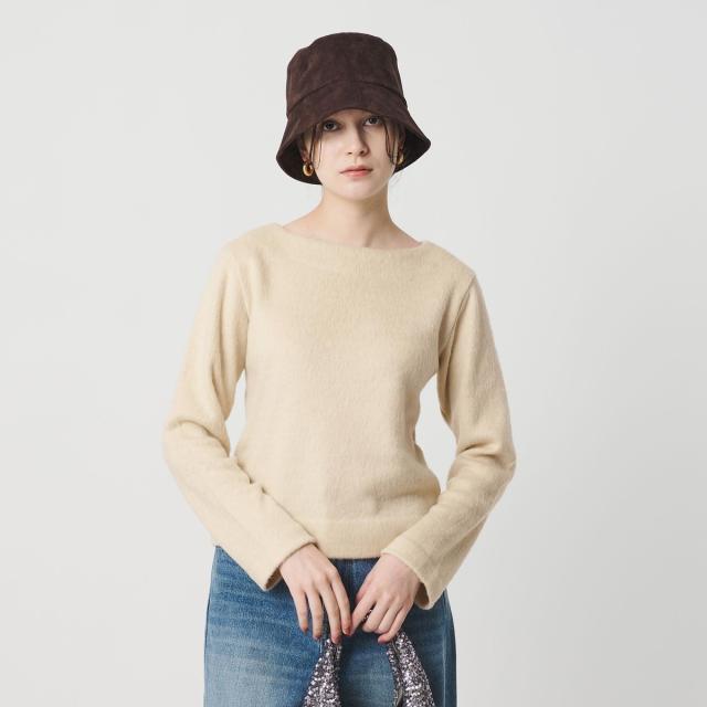 ビューティー＆ユース ユナイテッドアローズ（BEAUTY&YOUTH）/シャギー ボートネックプルオーバー ウォッシャブル