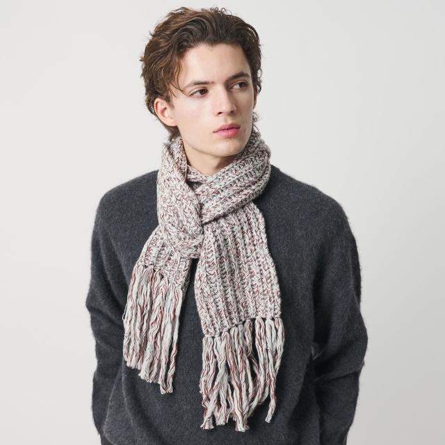 ビューティー＆ユース ユナイテッドアローズ（BEAUTY&YOUTH）/ローゲージ リブ マフラー