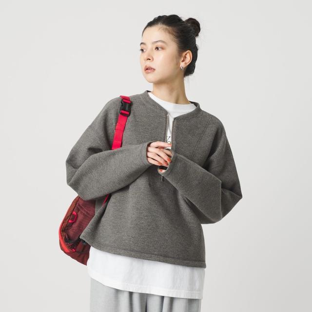 ビューティー＆ユース ユナイテッドアローズ（BEAUTY&YOUTH）/ダンボール ハーフジップ プルオーバー