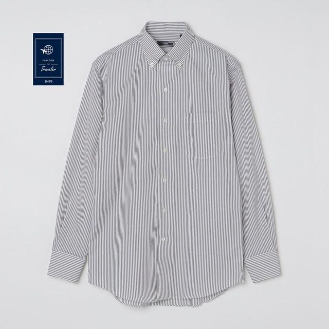 シップス（SHIPS）/SHIPS: イージーアイロン ロンスト イタリアンボタンダウン シャツ