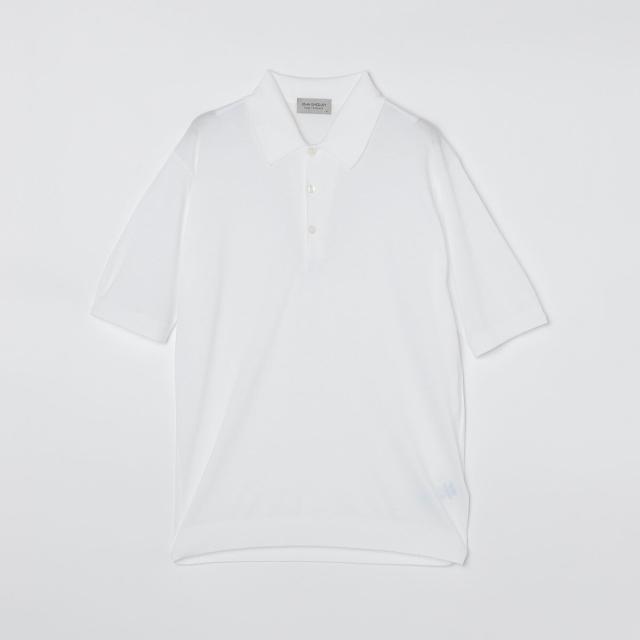 シップス/JOHN SMEDLEY: ISIS 半袖 ニット ポロシャツ