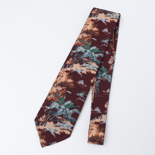 シップス（SHIPS）/【SHIPS別注】Stefano cau:  ウール プリント オルターナティブ ネクタイ