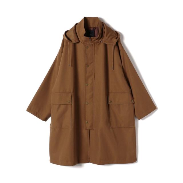 シップス（SHIPS）/SHIPS Primary Navy Label:ウール フード コート