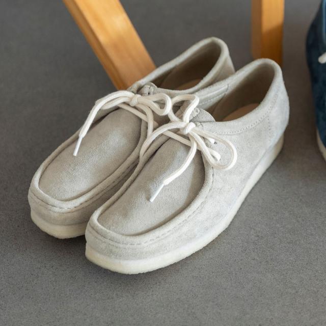 シップス（SHIPS）/【SHIPS EXCLUSIVE】CLARKS: WALLABEE WHITE SOLE