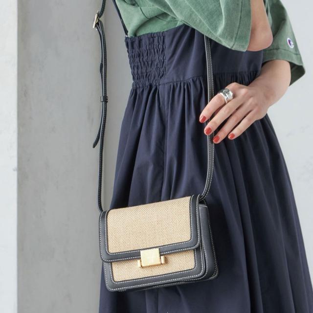 シップス（SHIPS）/kabinett:BOX BAG MINI LINEN ◇