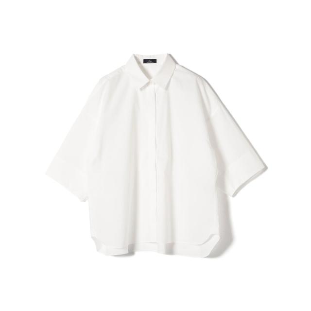 シップス（SHIPS）/SHIPS Primary Navy Label:〈手洗い可能〉レギュラー カラー ワイド シャツ