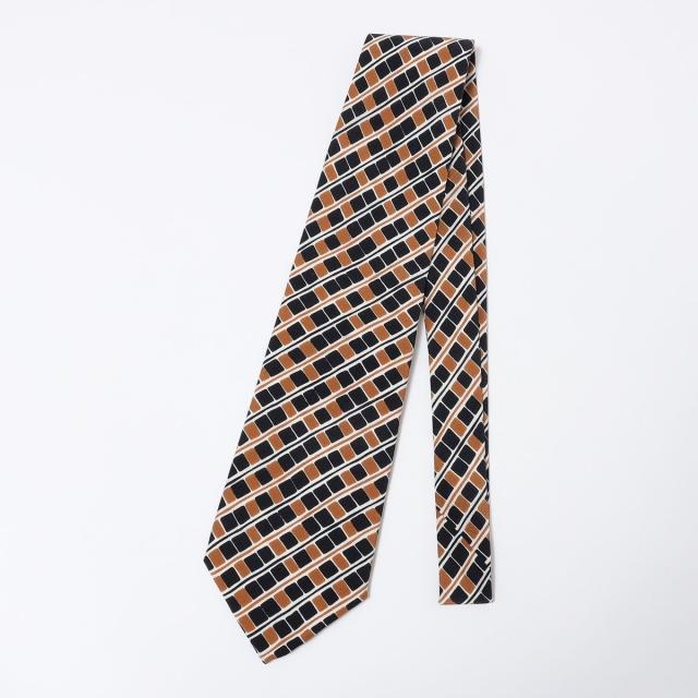 シップス（SHIPS）/Fratelli Luigi: スクエア ストライプ プリント ネクタイ
