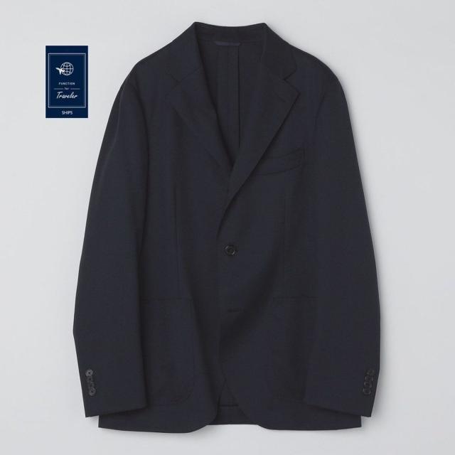 シップス（SHIPS）/SHIPS:〈セットアップ対応/洗濯機可能〉サージ ウォッシャブル ツイル ジャケット