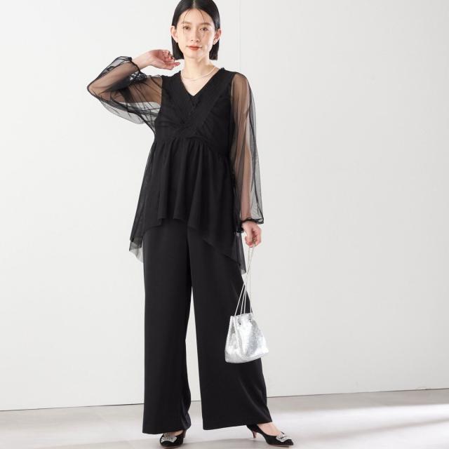 シップス（SHIPS）/【SHIPS別注】kaene:2WAY シースルー オールインワン（セレモニー対応可）