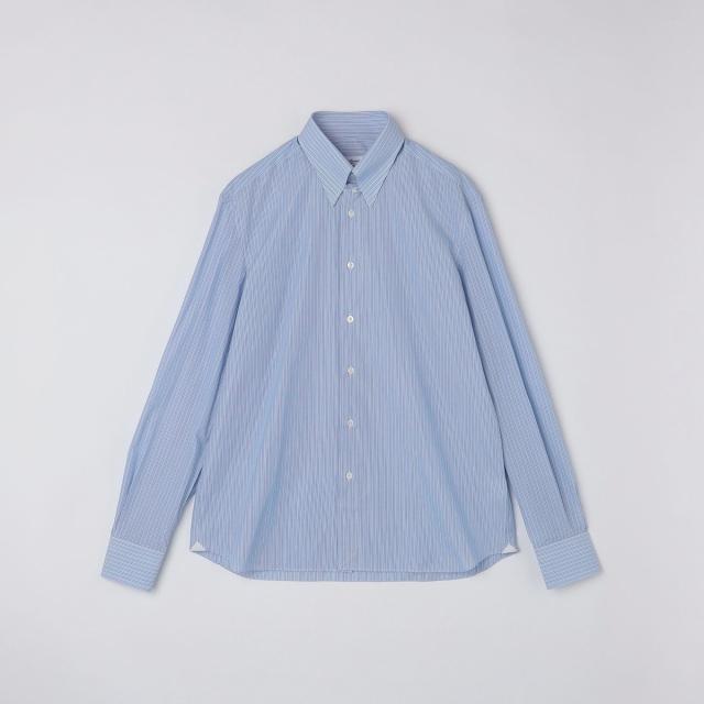 シップス（SHIPS）/【SHIPS別注】Errico Formicola: オルタネート Wストライプ タブカラー シャツ