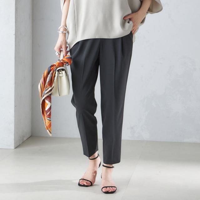 シップス（SHIPS）/〈手洗い可能〉ストレッチ テーパード パンツ