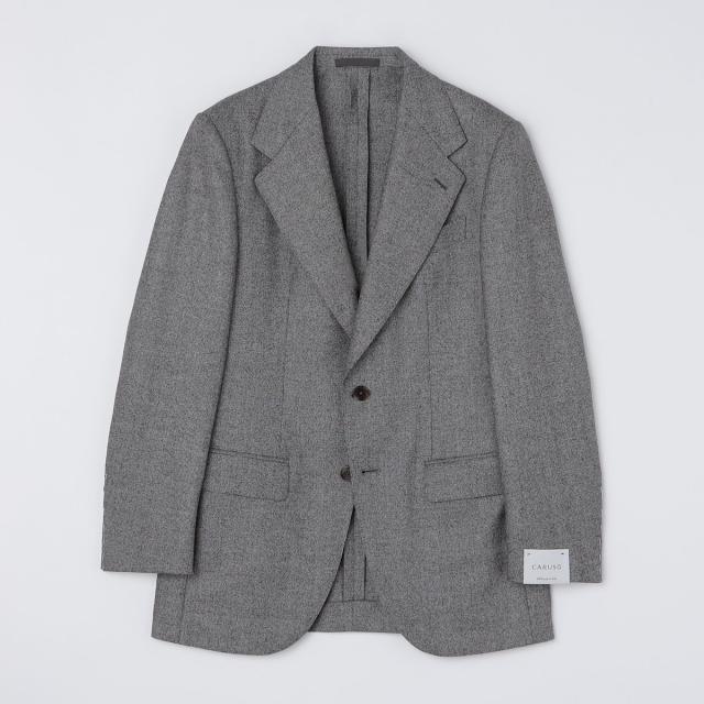 シップス（SHIPS）/【SHIPS別注】CARUSO: AIDA ワイドラペル ピンヘッド ジャケット