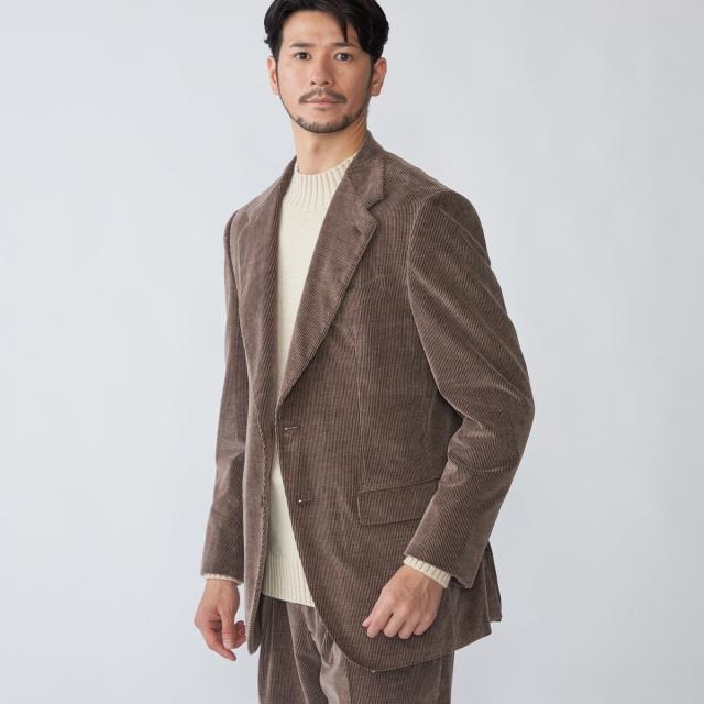 シップス（SHIPS）/【SHIPS別注】CARUSO: AIDA ワイドラペル コーデュロイ ジャケット