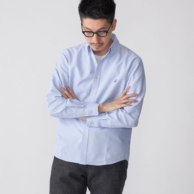 シップス（SHIPS）/【WEB限定】SHIPS: 防シワ・吸水速乾 Drymix(R) ワンポイントロゴボタンダウンシャツ