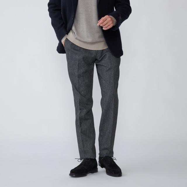 シップス（SHIPS）/GERMANO: ウール コットン メランジ スラックス