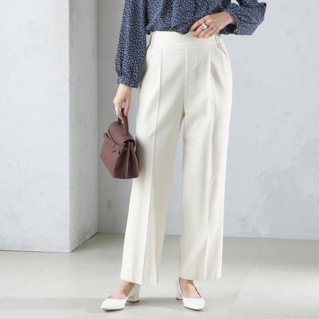 シップス（SHIPS）/〈手洗い可能〉両面起毛 ストレート パンツ