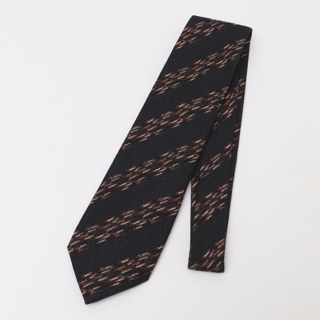 シップス（SHIPS）/【SHIPS別注】Stefano Cau: ウール プリント メランジ ストライプ ネクタイ