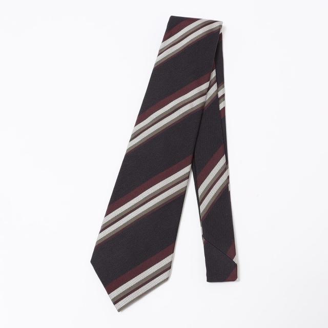 シップス（SHIPS）/Puccini: ヘリンボーン マルチ ストライプ ネクタイ