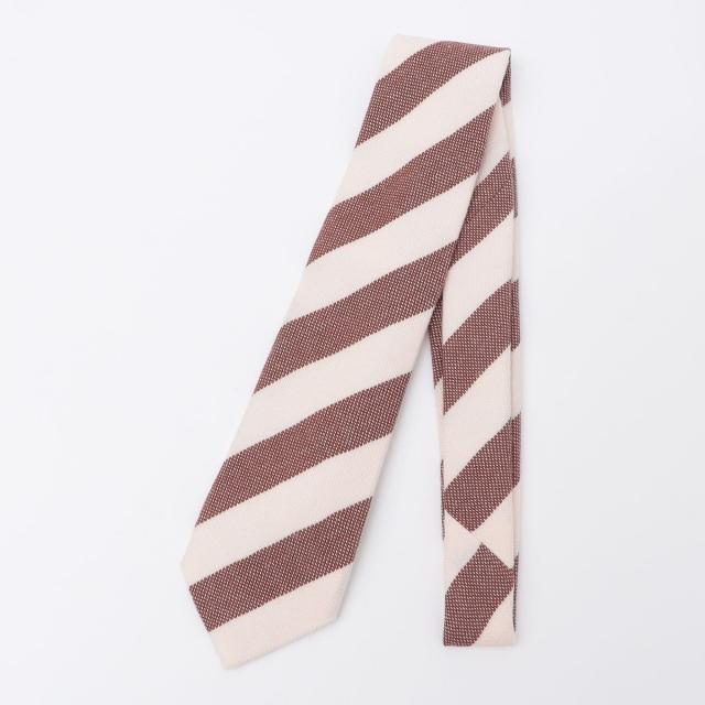 シップス（SHIPS）/Errico Formicola: ウール/シルク ストライプ ネクタイ