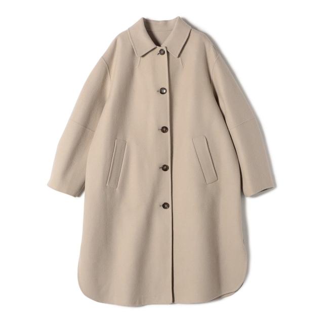 シップス（SHIPS）/SHIPS Primary Navy Label:メルトン リバー ステンカラー コート