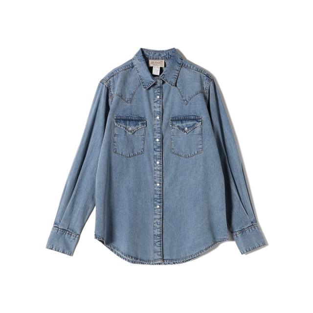 シップス（SHIPS）/ROCKMOUNT:〈洗濯機可能〉デニム ウエスタン エンブロイダリー