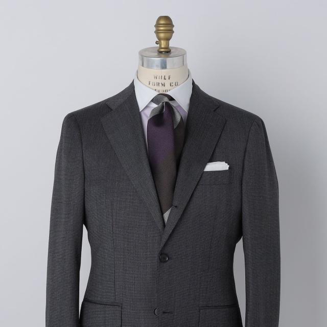 シップス（SHIPS）/SHIPS: シルク ヘリンボーン ワイド ストライプ ネクタイ