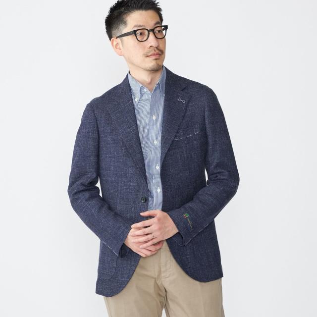 シップス（SHIPS）/SHIPS: Di Pray メランジ ネイビー ジャケット