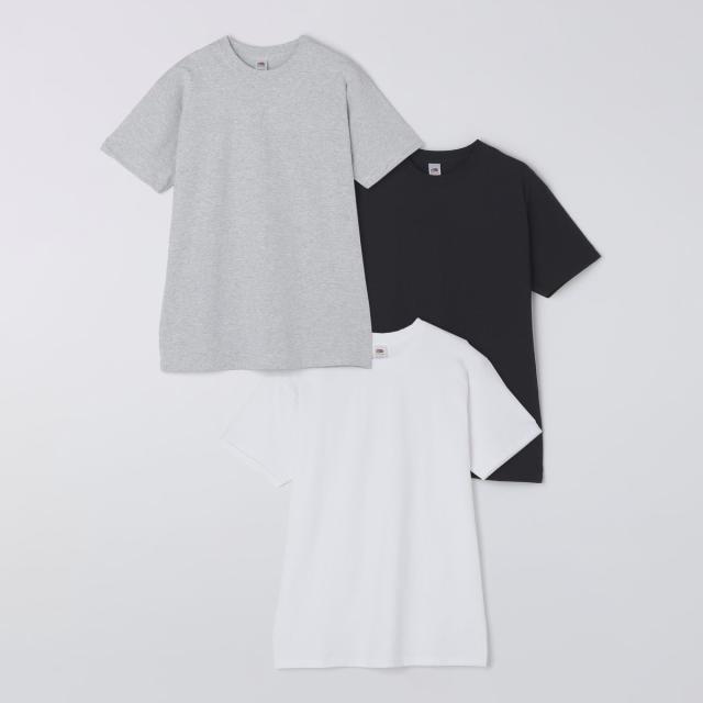 シップス（SHIPS）/FRUIT OF THE LOOM: 3COL PACK TEE