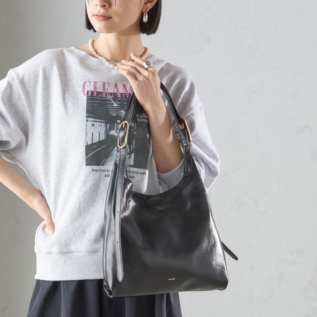 シップス（SHIPS）/BEAURE:パーティション レザー バッグ 小