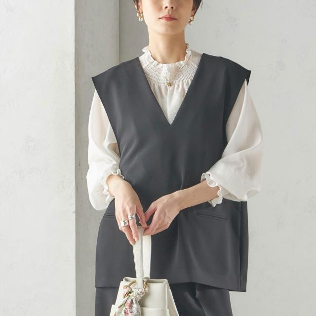 シップス（SHIPS）/〈手洗い可能〉プルオーバー ベスト（セットアップ対応）