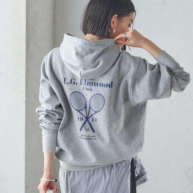 シップス（SHIPS）/【SHIPS別注】LOGAN KNITTING MILLS: プリント フーディー