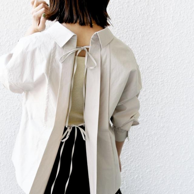 シップス（SHIPS）/【WEB限定】〈洗濯機可能〉バックデザイン レギュラーカラー シャツ