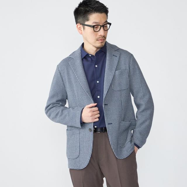 シップス（SHIPS）/SHIPS:〈手洗い可能〉TEXBRID(R) ジャカード 2ボタン ジャケット