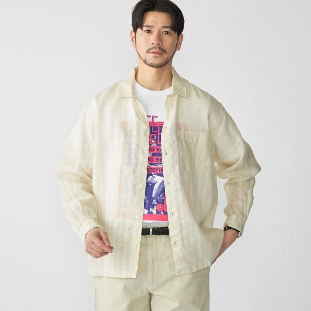 シップス（SHIPS）/SHIPS: ラミー ドビー ウィークエンド ロングスリーブ シャツ