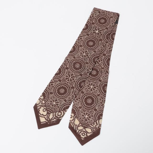 シップス（SHIPS）/BLECK: コットン/リネン/シルク フラワーメダリオン スカーフ