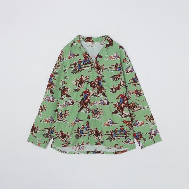 シップス（SHIPS）/TOWNCRAFT: プリント パジャマ シャツ ジャケット