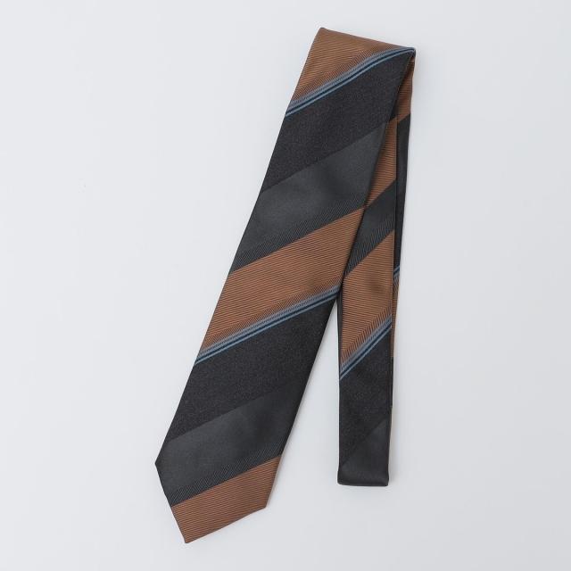 シップス（SHIPS）/SHIPS: ヴィンテージ アーカイブ シルク ヘリンボーン ワイド ストライプ ネクタイ