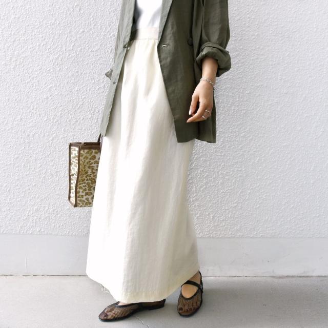 シップス（SHIPS）/〈手洗い可能〉シアー シャイニー ウエスト ゴム ギャザー スカート