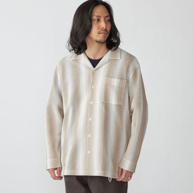 シップス（SHIPS）/SHIPS: ハニカム メッシュ シャツ アウター