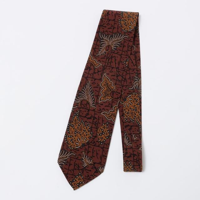 シップス（SHIPS）/【SHIPS別注】Stefano Cau: バティック リーフ プリント ネクタイ
