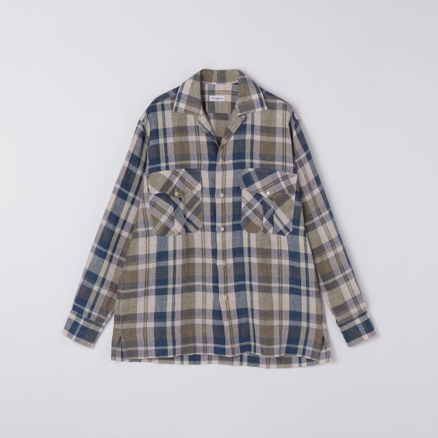 シップス（SHIPS）/【SHIPS別注】Errico Formicola: オープンカラー マドラスチェック シャツ