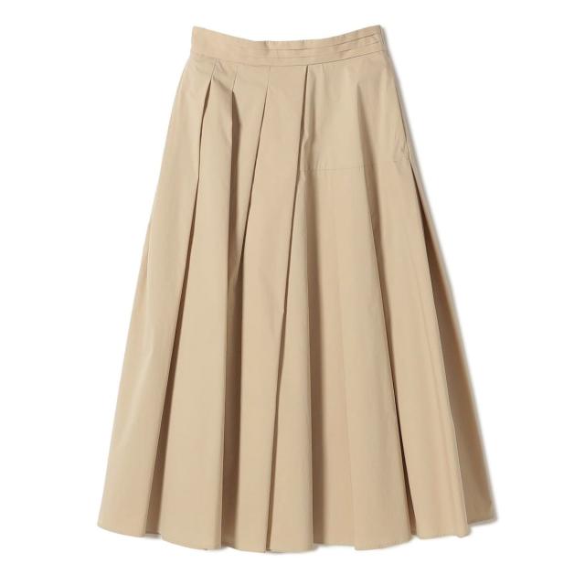 シップス（SHIPS）/SHIPS Primary Navy Label:〈手洗い可能〉アシメ タック スカート