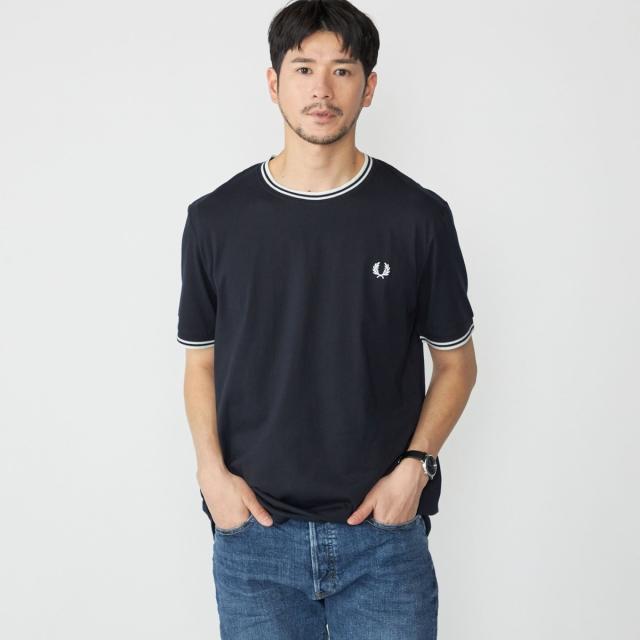 シップス（SHIPS）/FRED PERRY: M1588 TWIN TIPPED Tシャツ