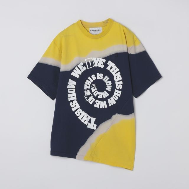 シップス（SHIPS）/NOMARHYTHM TEXTILE: HAND DYE TWIST TEE PRINT