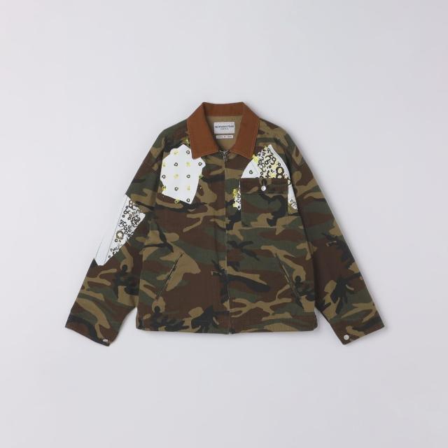 シップス（SHIPS）/NOMARHYTHM TEXTILE: SIGN PRINT WORK JACKET