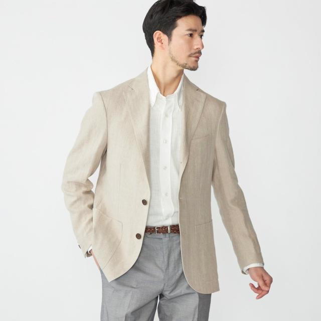 シップス（SHIPS）/SHIPS: リネン ソリッド シャツ ジャケット