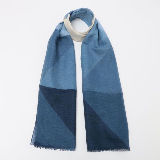 シップス（SHIPS）/SHIPS: コットン/リネン パターン ストール