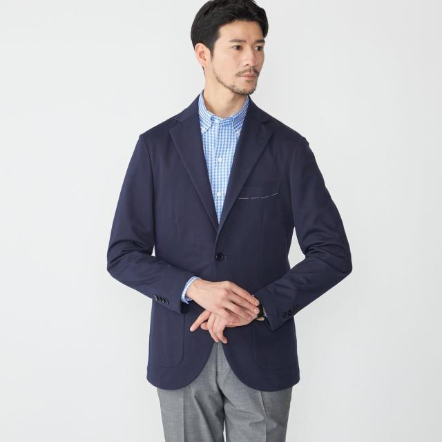 シップス（SHIPS）/SHIPS: ジャージー ライト ソリッド ジャケット