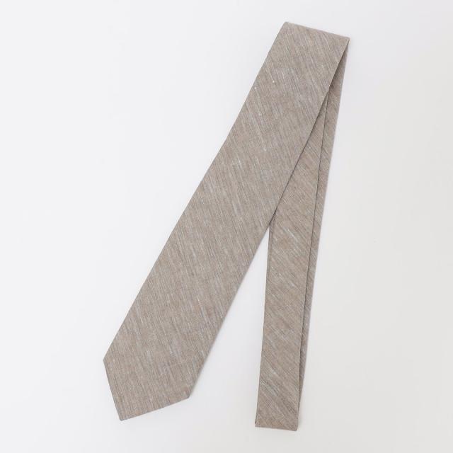 シップス（SHIPS）/BREUER: リネン コットン メランジ ソリッド ネクタイ